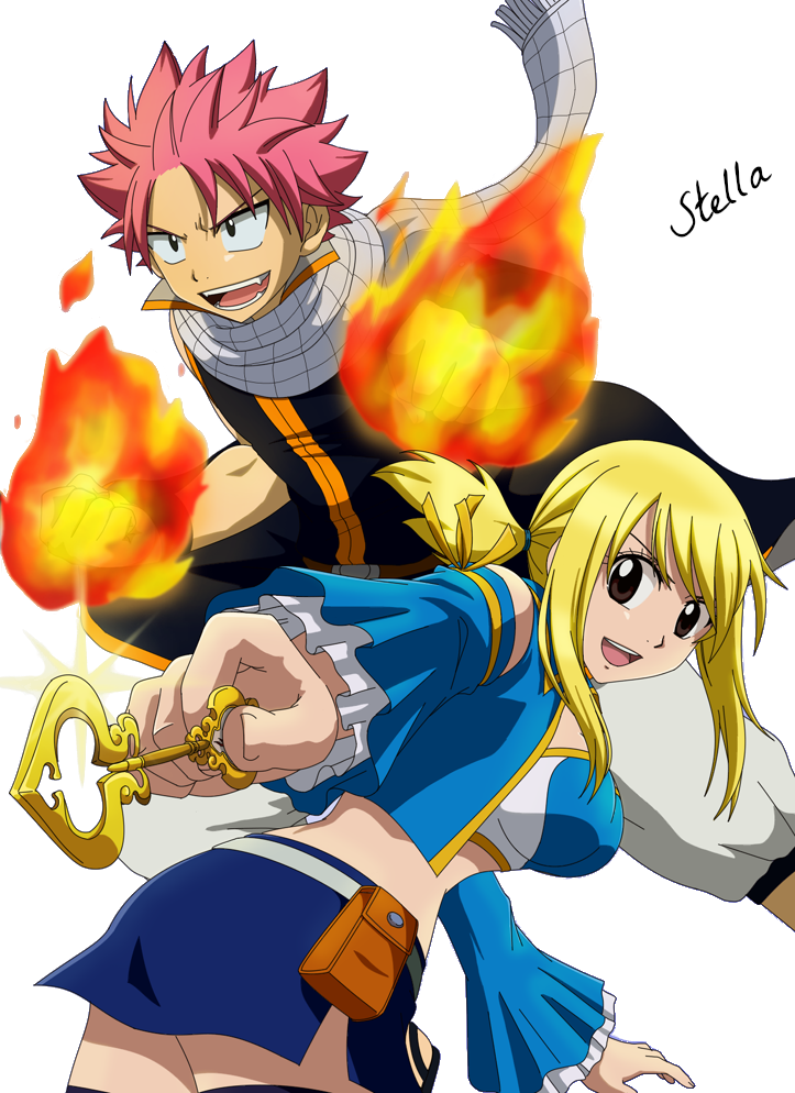 Natsu X Lucy Render By Stella1994x On Deviantart