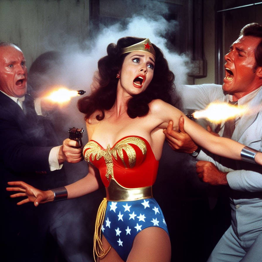 Wonder Woman In Peril Situations By Eldorff On Deviantart