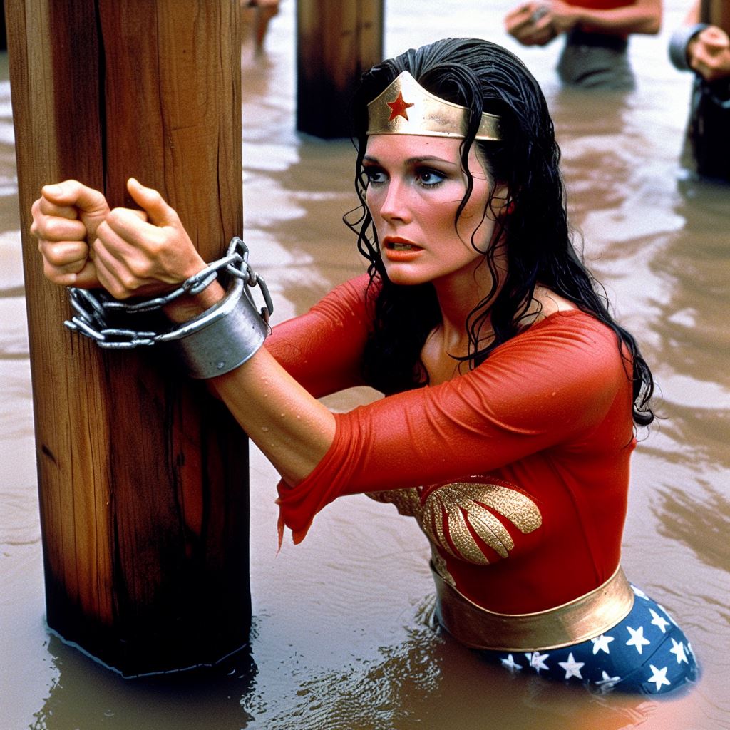 Wonder Woman In Peril Situations By Eldorff On Deviantart
