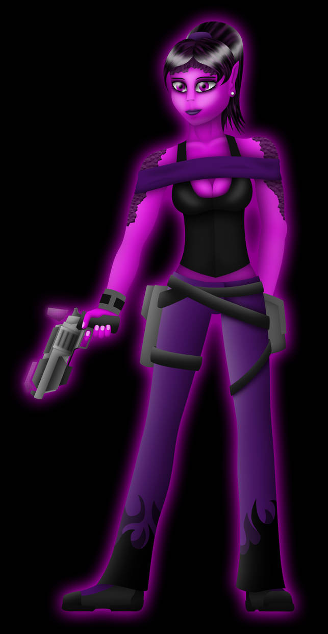 Purple Girl By Darkman Nova On Deviantart