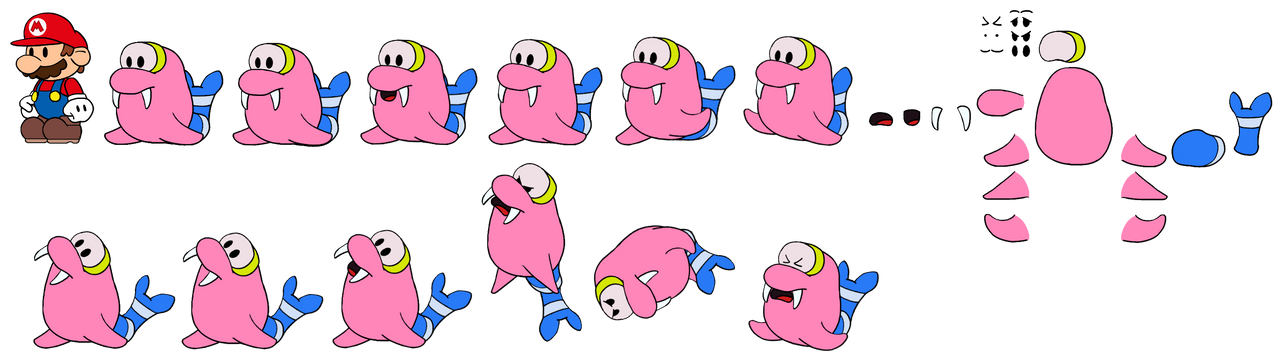 Fliprus (Paper Mario-Style) by DerekminyA on DeviantArt Fliprus (Paper Mario-Style) by DerekminyA on DeviantArt