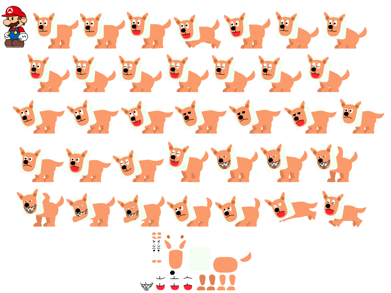 Undodog (Paper Mario-Style) by DerekminyA on DeviantArt Undodog (Paper Mario-Style) by DerekminyA on DeviantArt