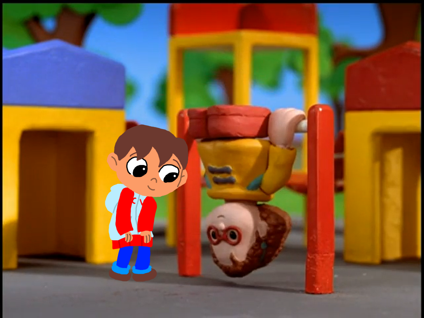 Me Watching Maggie Hanging Upside Down By Ianandart Back Up 3 On Deviantart