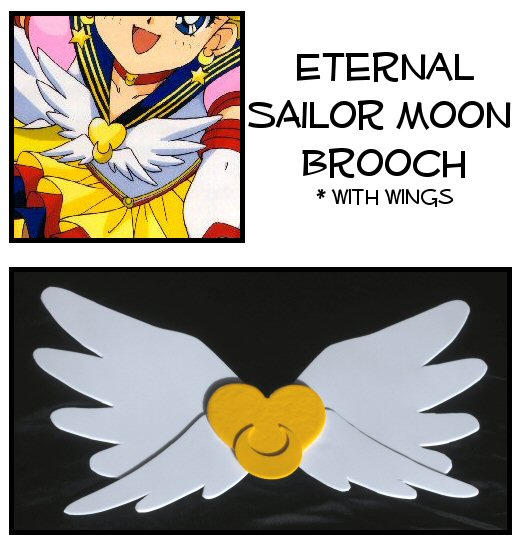 Eternal Sailor Moon Brooch By Topaz Jewelry On Deviantart