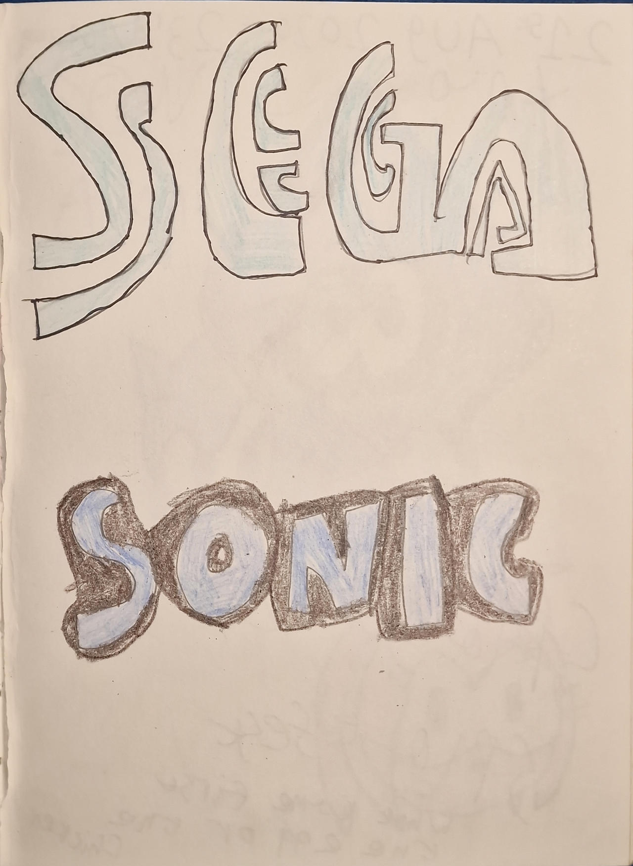 Sega And Sonic Logo By Thenamesjay03 On Deviantart