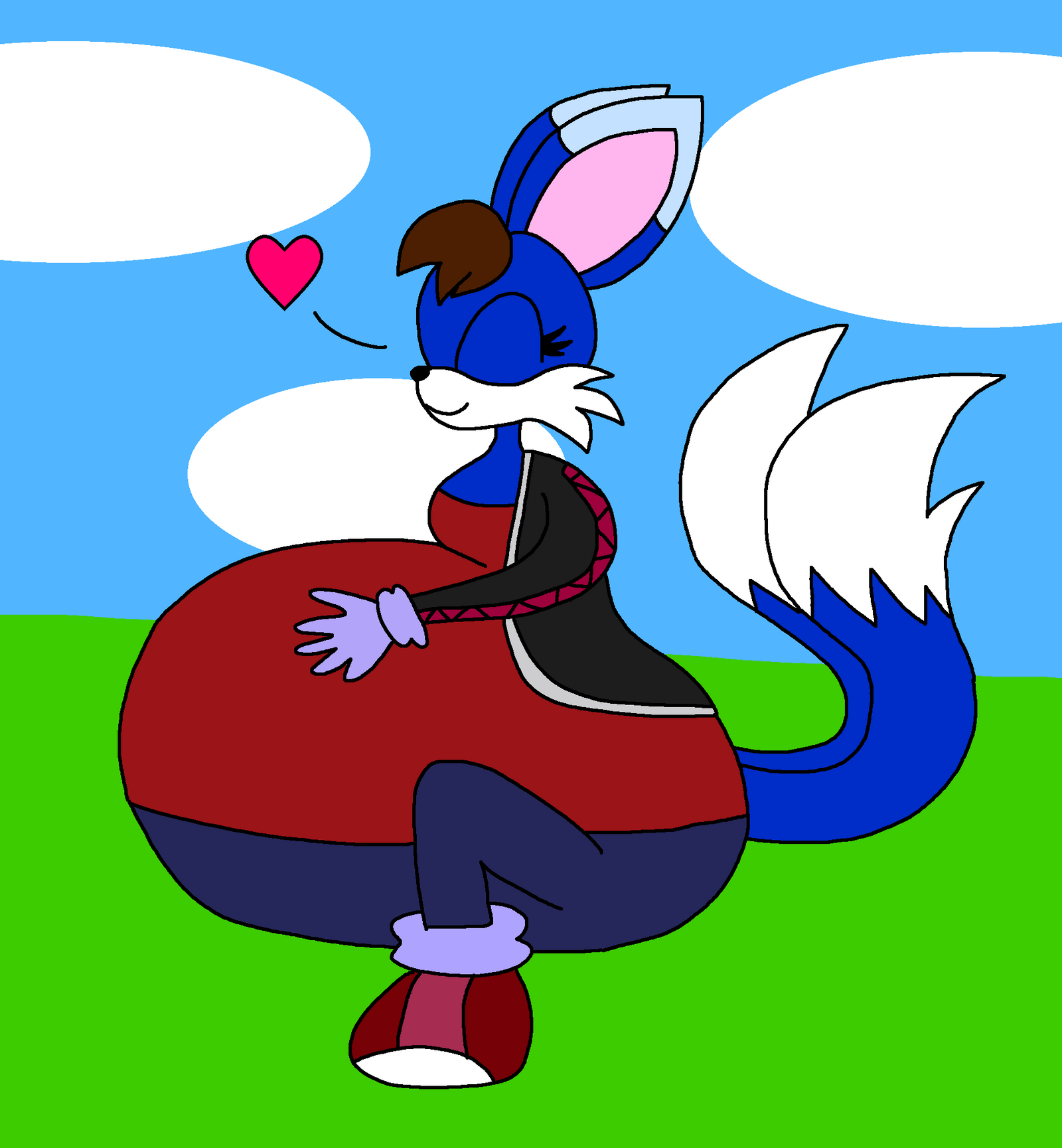 G Vickis Big Tummy By Richsquid1996 On Deviantart