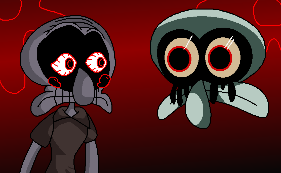 Red Mist Squidward Meets Canon Squidward By Richsquid1996 On Deviantart