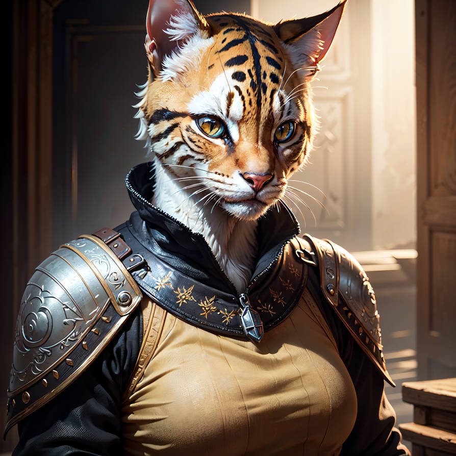 Female Khajiit warrior Ri'Alla by AInfusion on DeviantArt Female Khajiit warrior Ri'Alla by AInfusion on DeviantArt