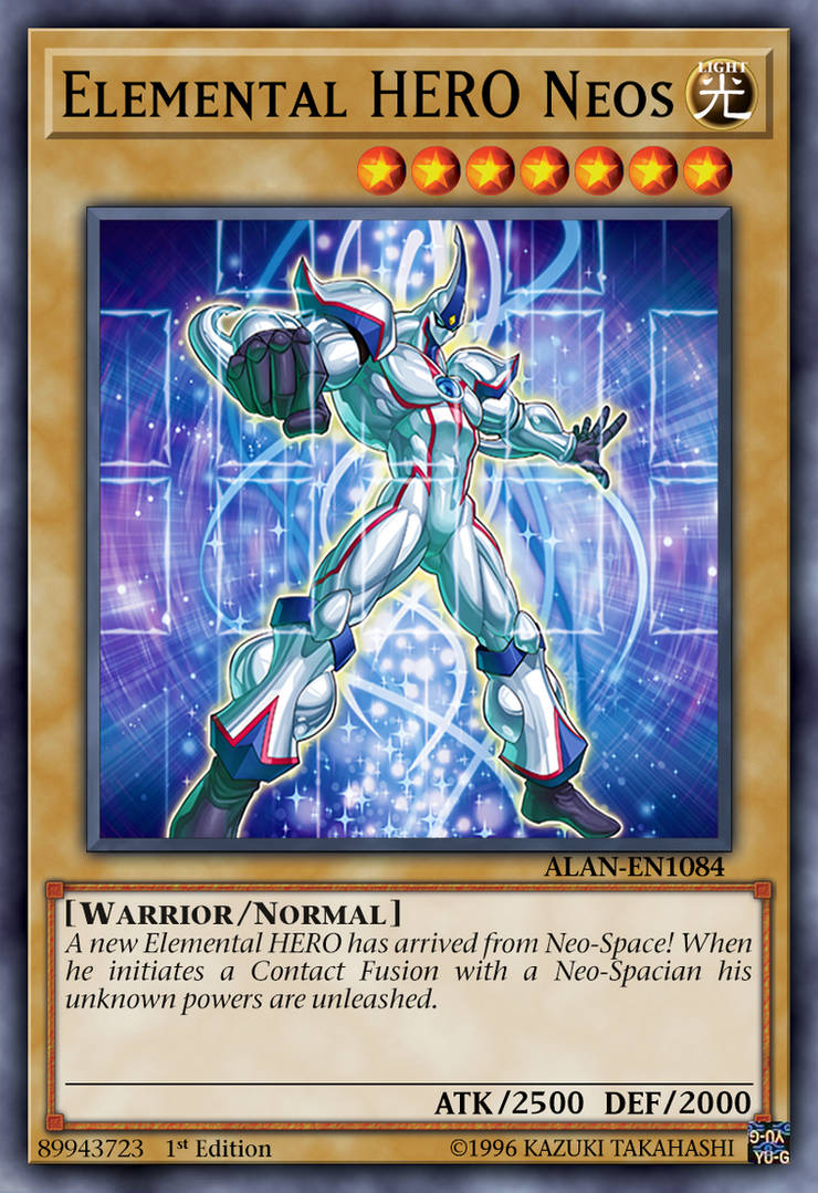Elemental Hero Neos 2nd Artwork By Alanmac95 On Deviantart