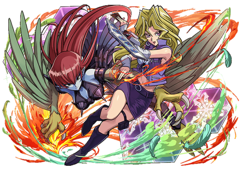 Mai And Cyber Harpie Lady By Alanmac95 On Deviantart