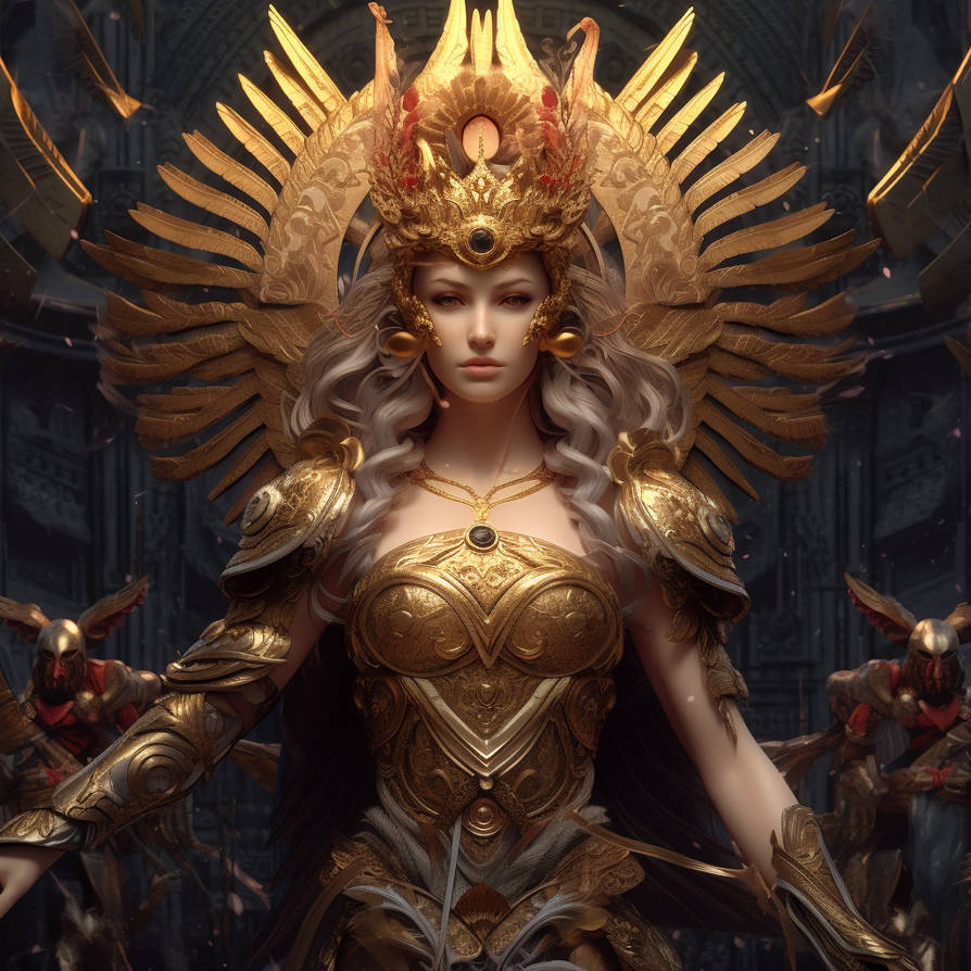 Ai Athena By Neuralnuances On Deviantart
