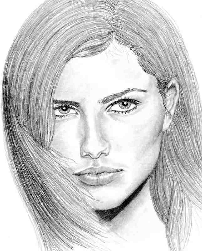 Adriana Lima Sketch 1 by mmsasla on DeviantArt
