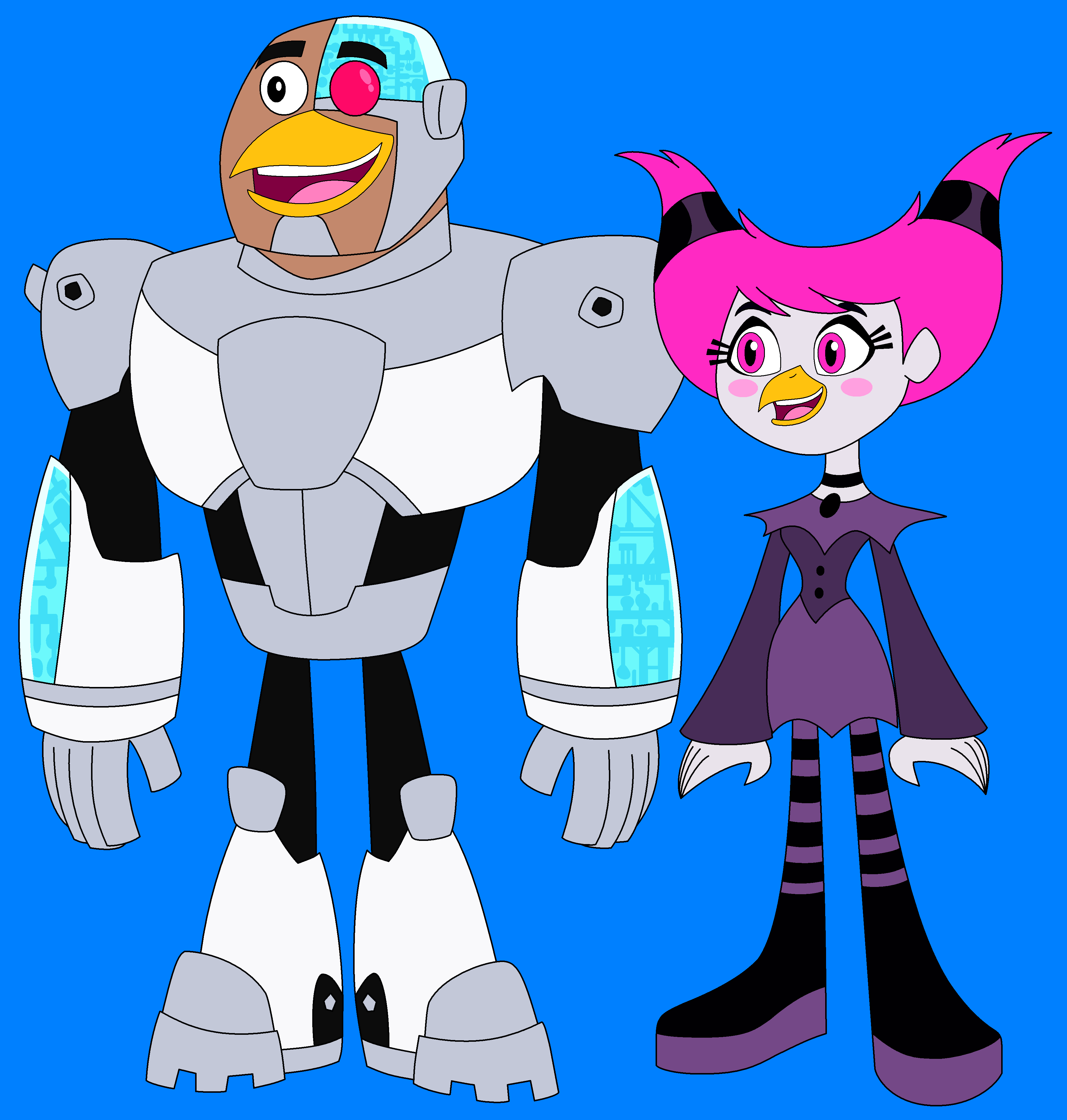 Cyborg And Jinx By Hannahbro On Deviantart