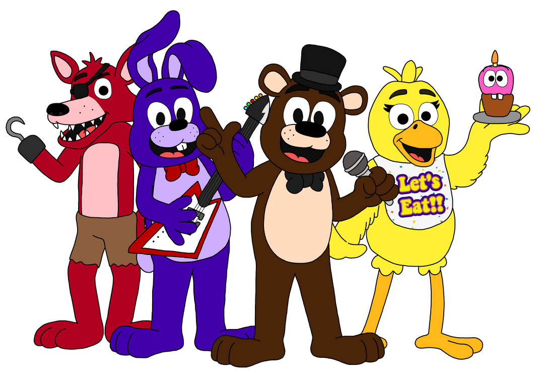 Freddy Fazbear And Friends By Deetommcartoons On Deviantart