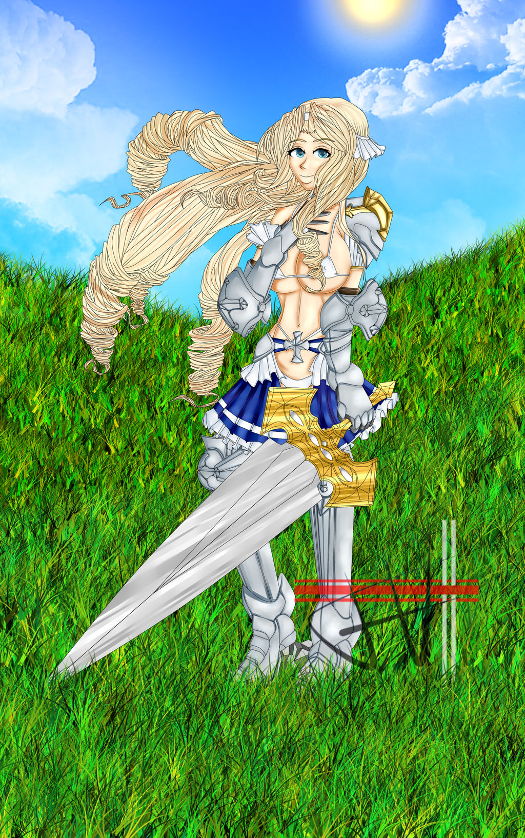 Fan Art Bikini Warriors Paladin By Dl 95 On Deviantart