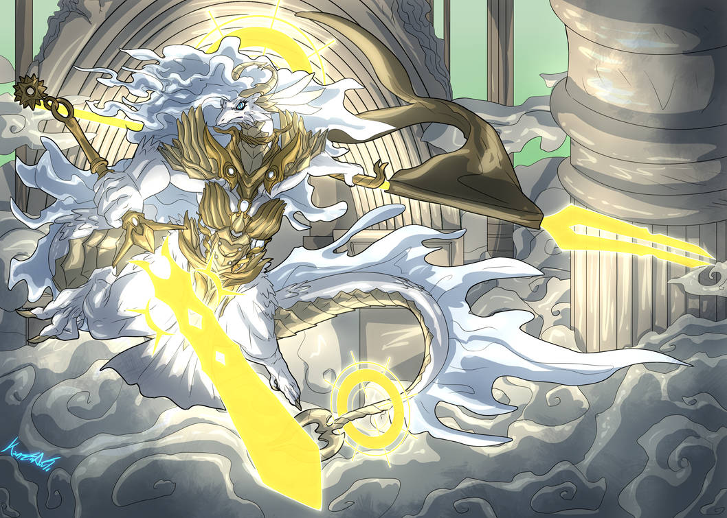 COMM: Holy Dragoness by Kanto-Art on DeviantArt COMM: Holy Dragoness by Kanto-Art on DeviantArt