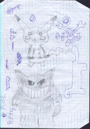 Pikachu and Gengar by Bijman on DeviantArt