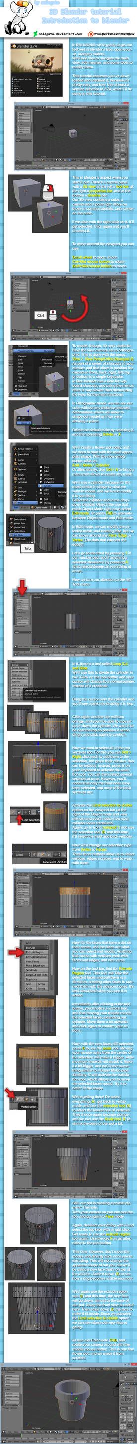Blender Tutorial 1 Introduction By Molegato On Deviantart