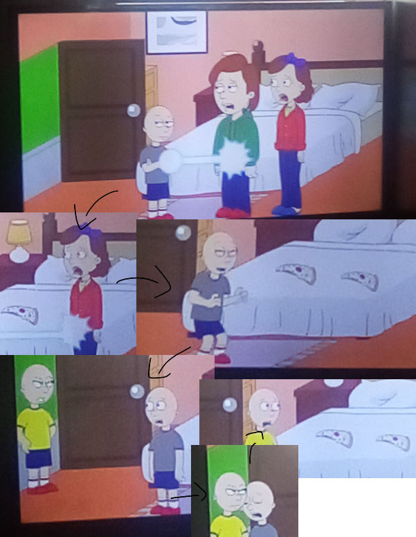 Classic Caillou Gets Caught Comic By Therealkingsusiepen On Deviantart
