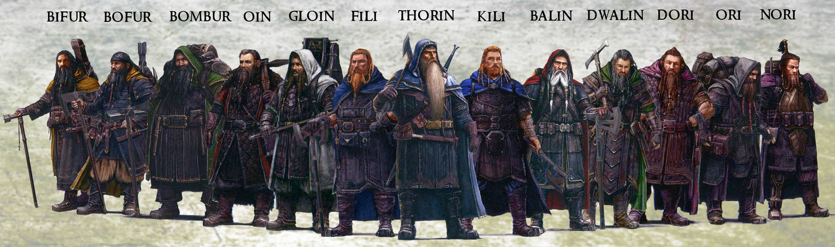 Thorin Oakenshield and company by Hyper-Connected on DeviantArt Thorin Oakenshield and company by Hyper-Connected on DeviantArt
