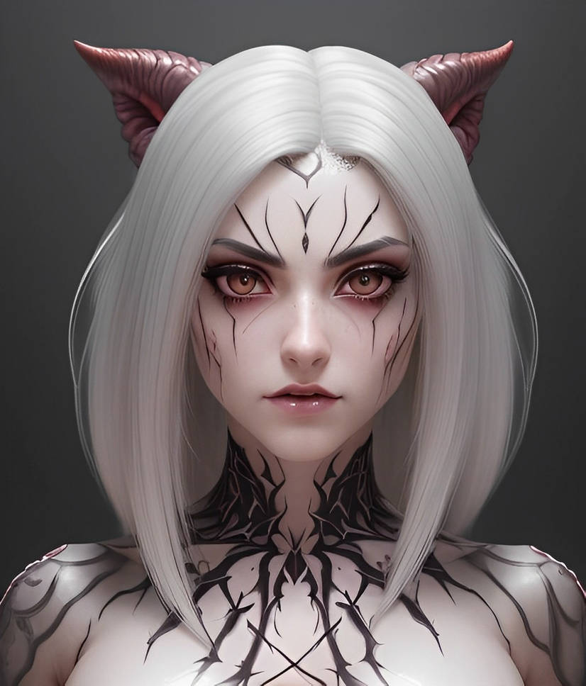 Sexy Pretty Satanic Girl By Jibrilsexyai0 On Deviantart