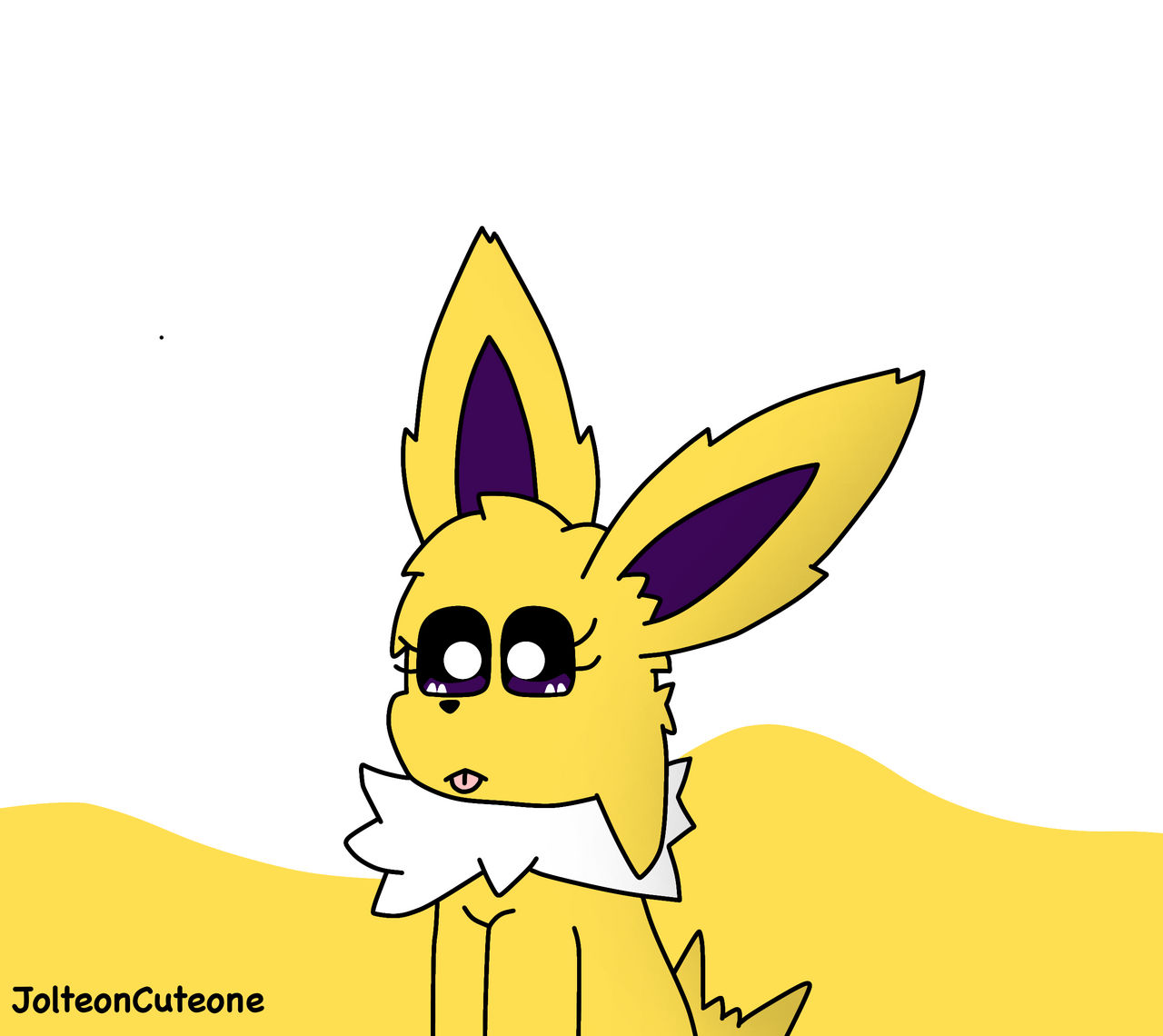 Jolteon Face Tongue By Jolteoncuteone On Deviantart