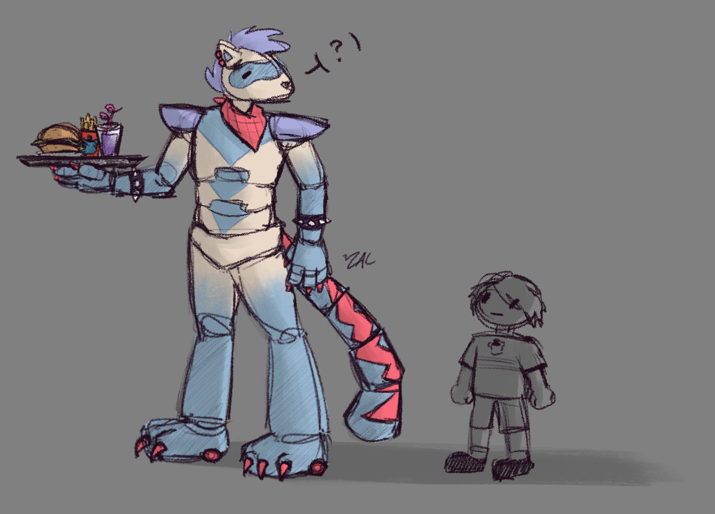 Finn The Ferret Fnaf Security Breach Oc By Sailorchips On Deviantart
