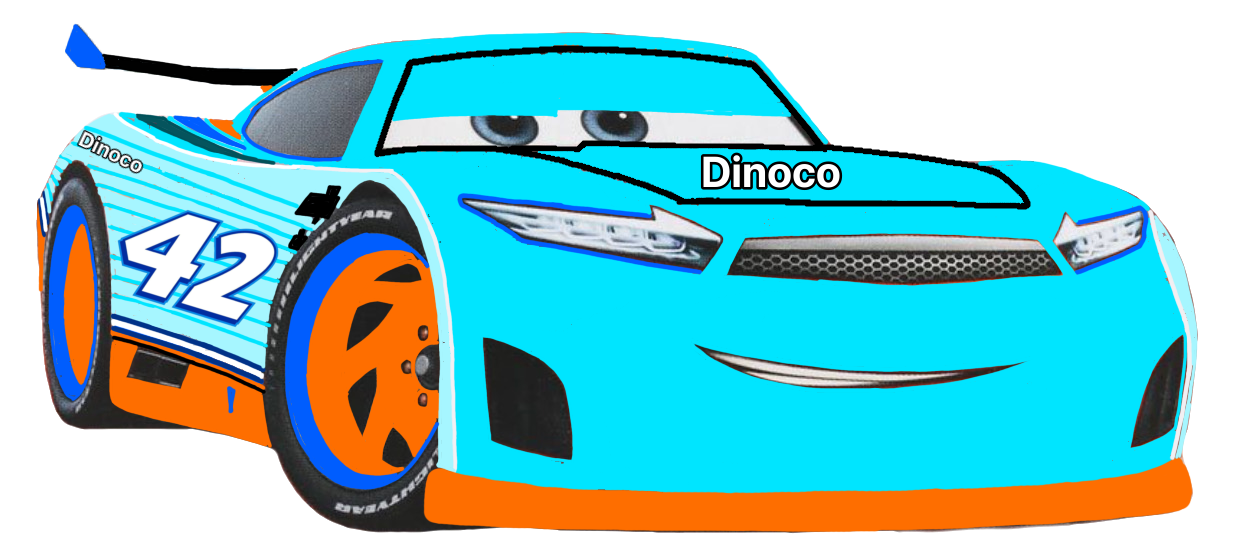 Kyle Carson #42 (Dinoco and Pre-SynerG) by jacksontormbaymaz Kyle Carson #42 (Dinoco and Pre-SynerG) by jacksontormbaymaz