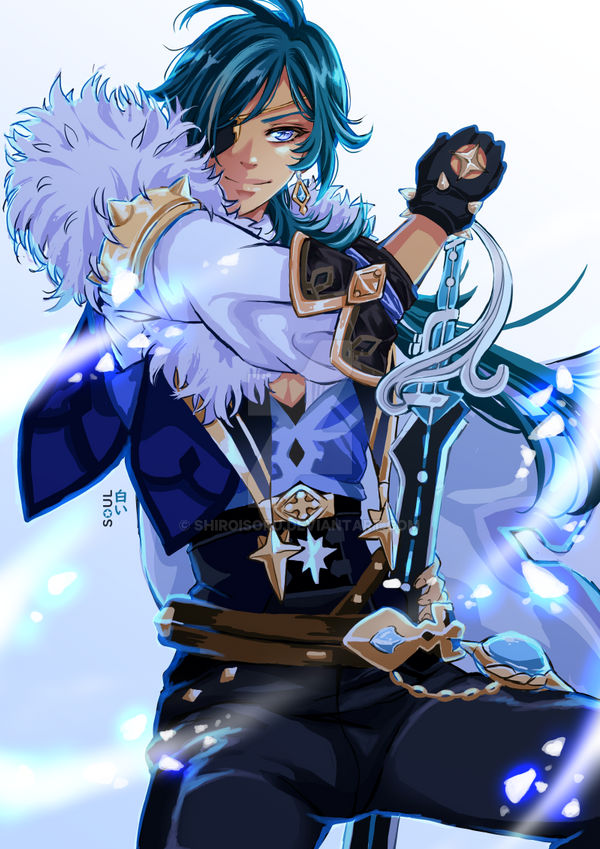 Kaeya Alberich Fan Art By Shiroisoru On Deviantart