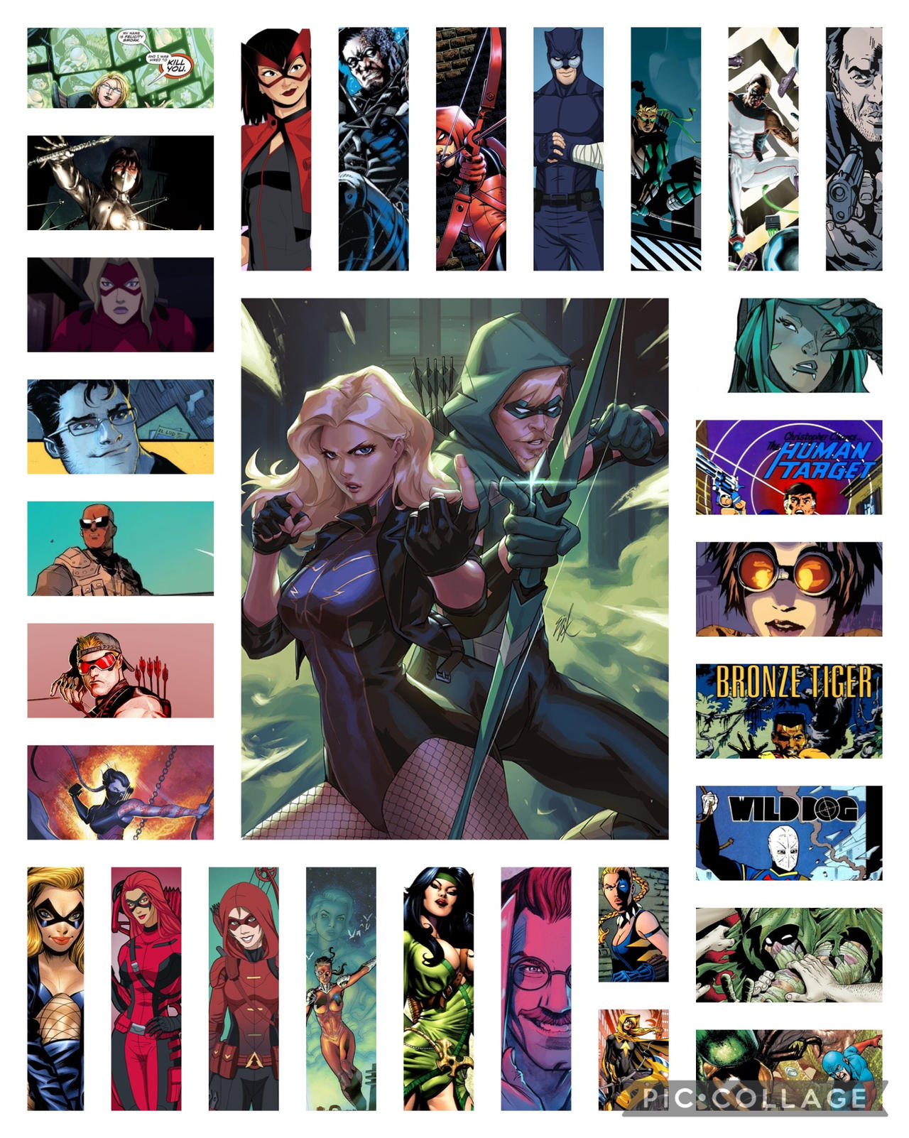 The Team Arrow Collage Dc Comics By Nakuuro On Deviantart