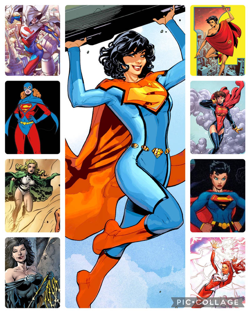 Dc Comics Superwomen Collage By Nakuuro On Deviantart
