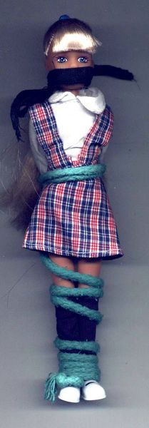 Barbie Bondage School Girl By Samexit On Deviantart