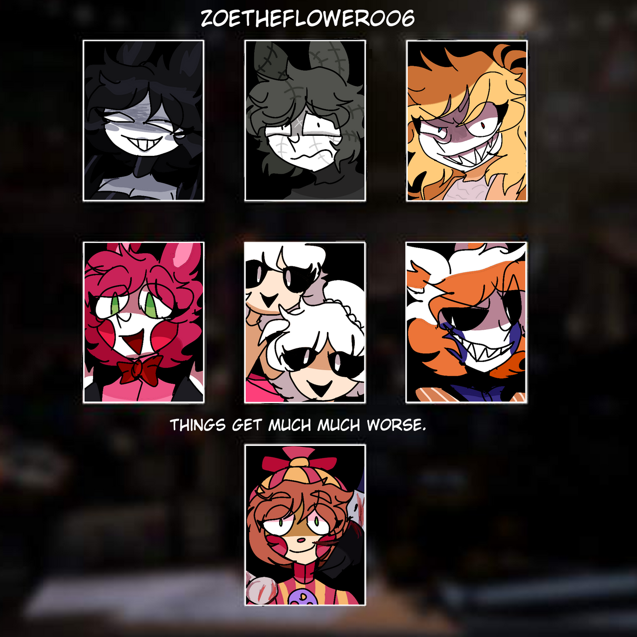 Ucn Hidden Characters Draw By Zoetheflower06 On Deviantart
