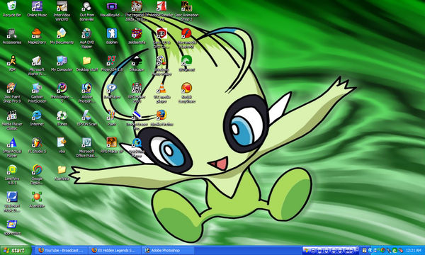 Celebi Desktop by rosa-pegasus on DeviantArt