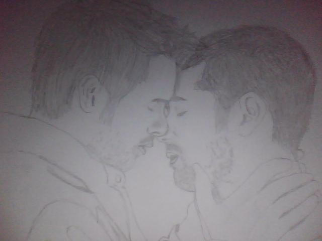 Christian And Olli Almost Kiss By Amandinemannsabel On Deviantart