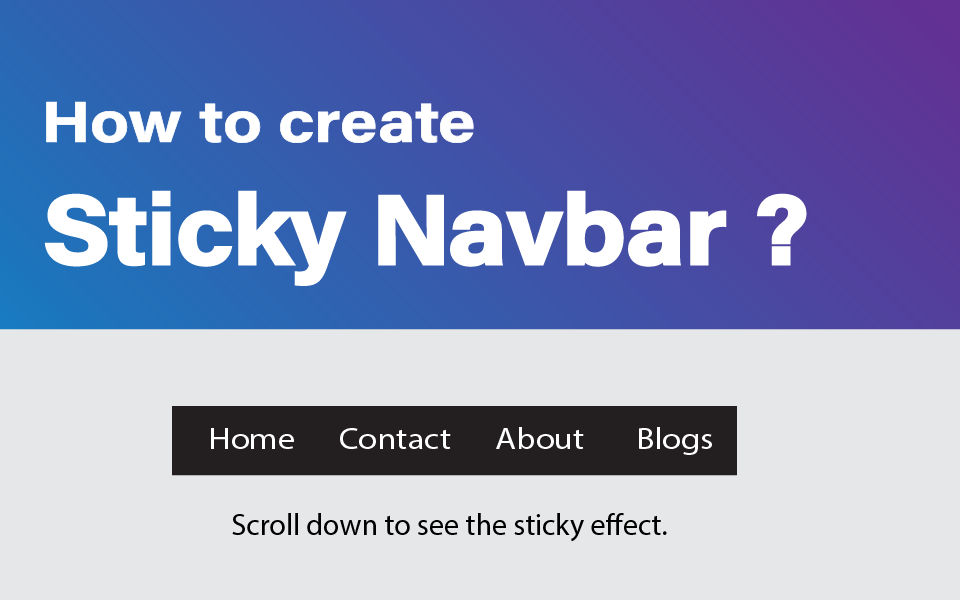 How to create sticky navbar by jsfeed on DeviantArt How to create sticky navbar by jsfeed on DeviantArt
