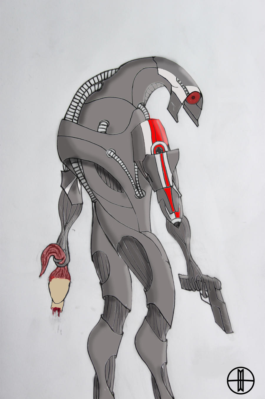 Mass Effect Line Art By Mrmodicum On Deviantart