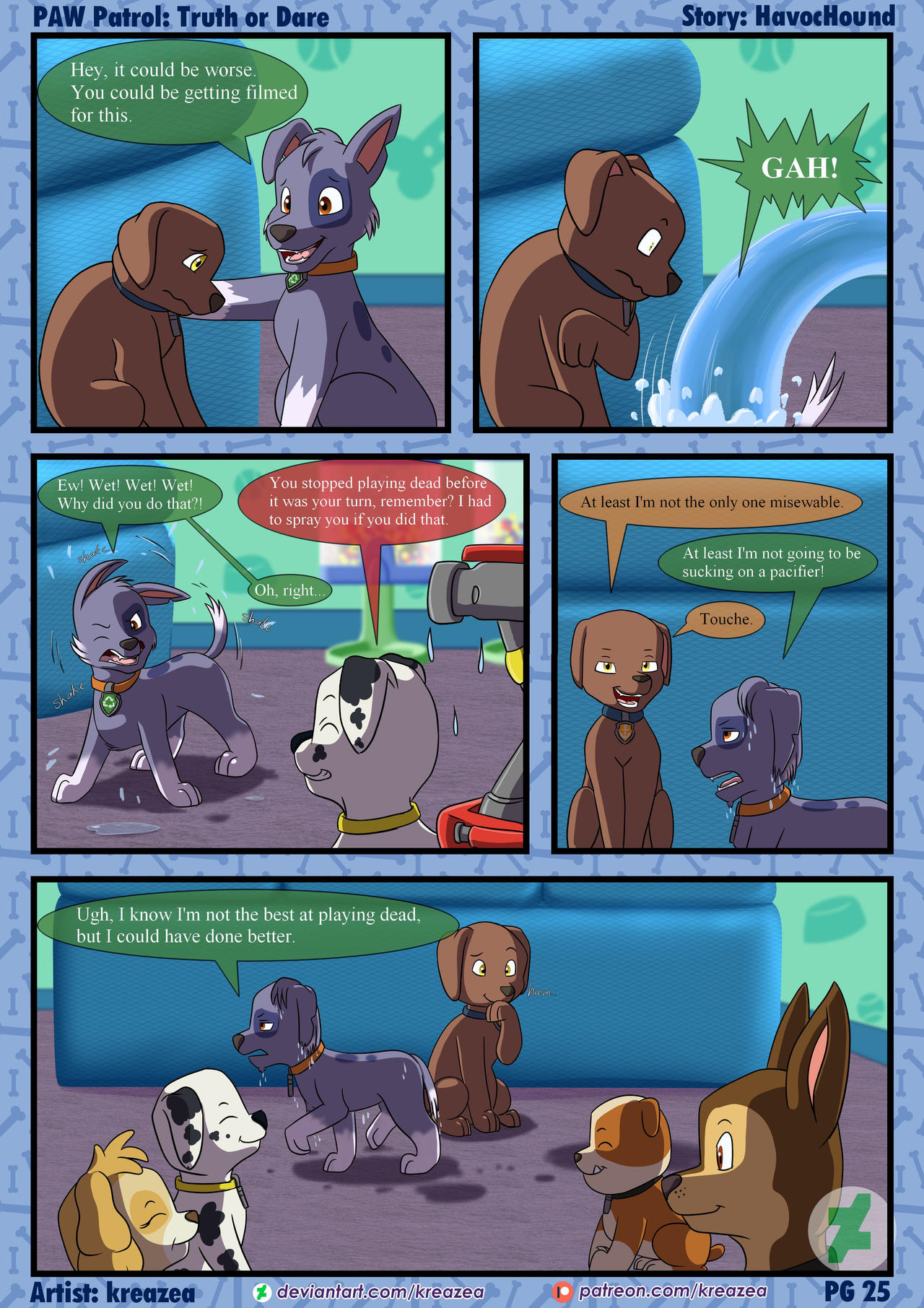 Paw Patrol Comic Truth Or Dare Pg 25 By Kreazea On Deviantart