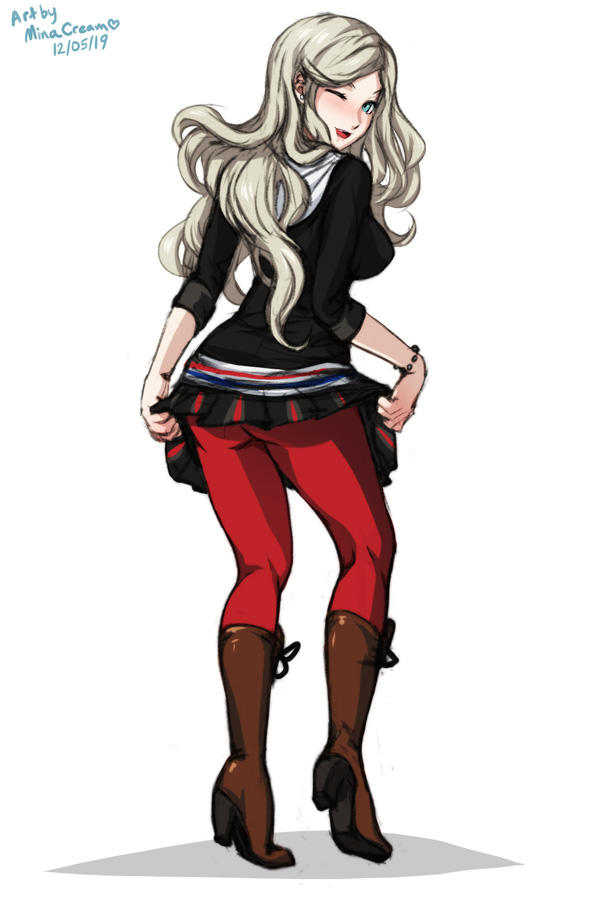 641 Ann Takamaki P5 By Minacream On Deviantart