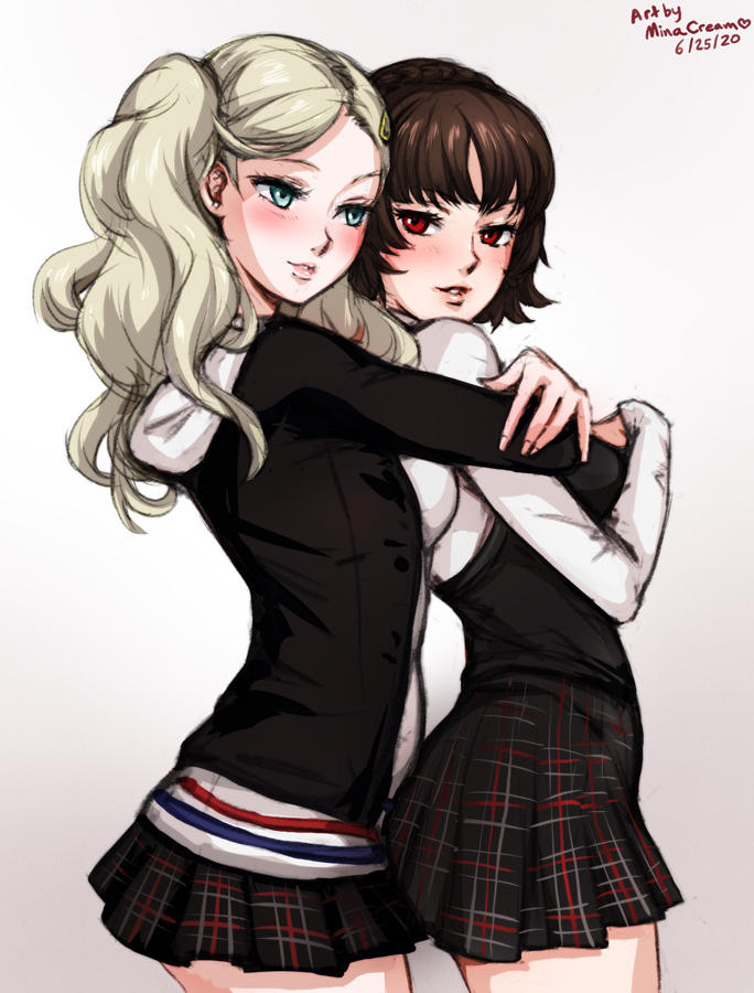 694 Ann X Makoto P5 By Minacream On Deviantart