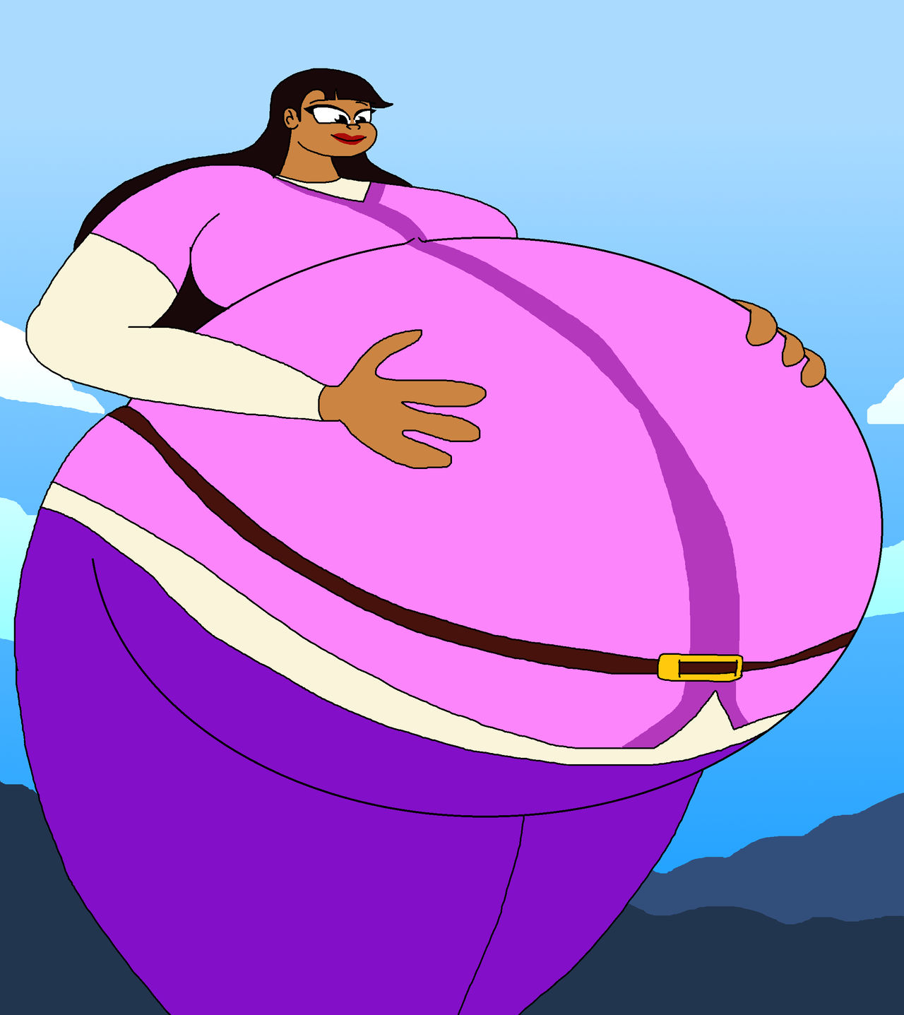 Annies Giant Belly By Trc Tooniversity On Deviantart