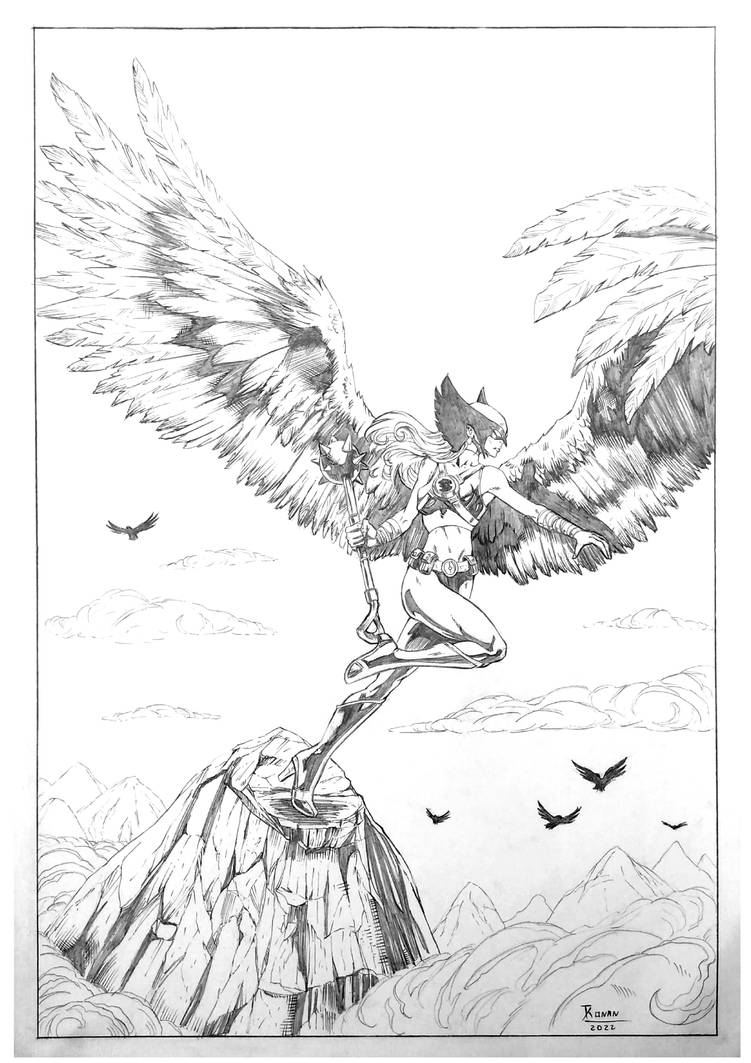 Hawk Girl By Ronan31 On Deviantart