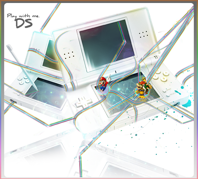 Nintendo DS Advertisement by StrangeProgram on DeviantArt