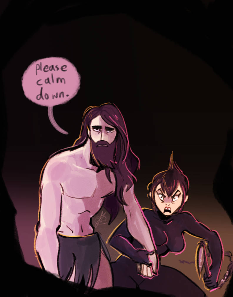 An Angery And A Sad By Fel Fisk On Deviantart