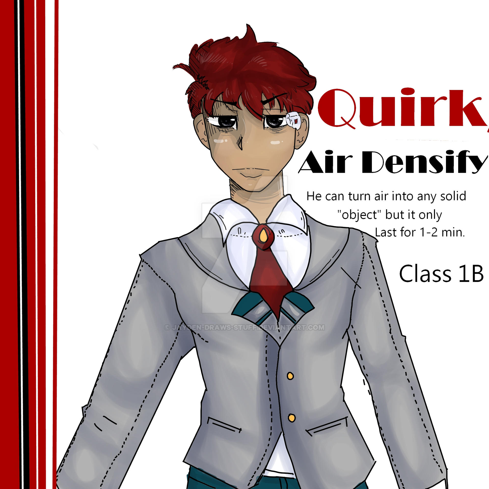 My Hero Academia Oc By Jayden Draws Stuff On Deviantart