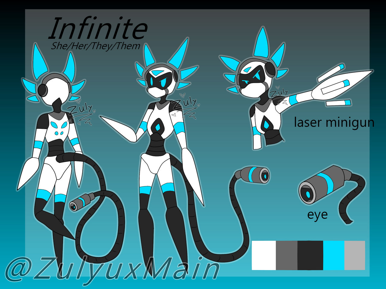 Infinite Ref Sheet By Zulyux On Deviantart