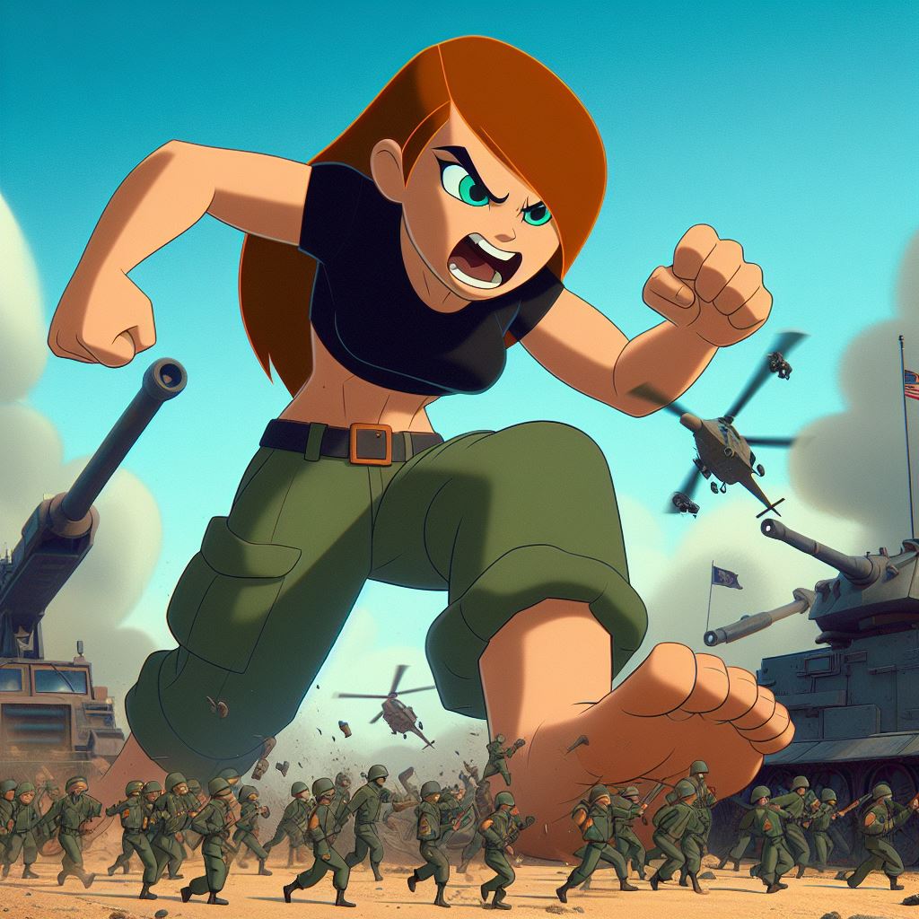Giantess Kim Possible 14 By Supersaiyanplusultra On Deviantart