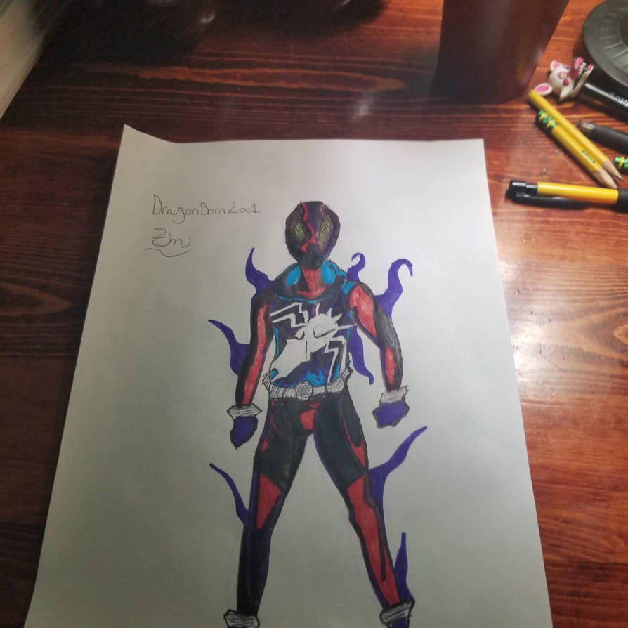 Symbiote Scarlet Spider By Dragonborn2001 On Deviantart