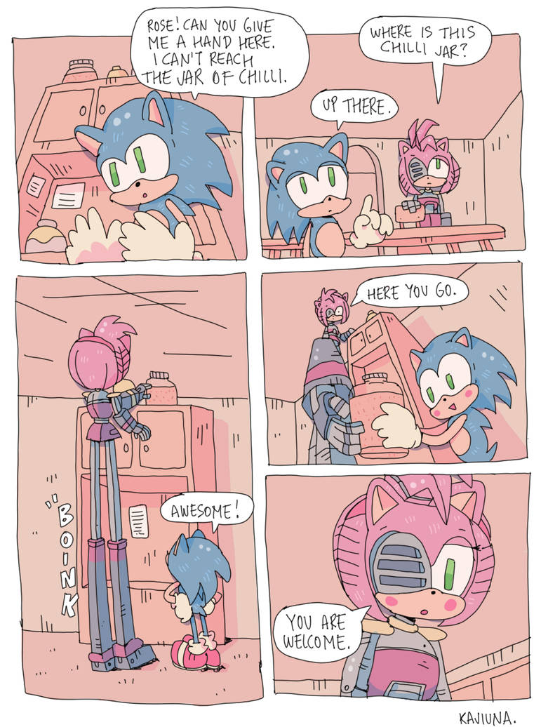 Rusty Rose Helps Sonic By Kajiuna On Deviantart