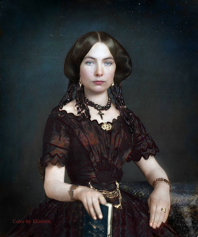 Daguerreotype Of Unidentified Woman 1850s By Klimbims On Deviantart